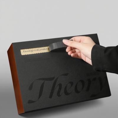 Κίνα Φιλικό προς το περιβάλλον Προσαρμοσμένο Κουτί Αλληλογραφίας με Φερμουάρ από Κυματοειδές Χαρτόνι Μαύρο Ματ Λαμινάρισμα UV Βερνίκωμα προς πώληση