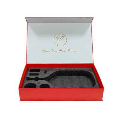 중국 배드민턴 및 패들 라켓용 도매 맞춤형 대형 자석 상자 포장, 로고 인쇄 대형 선물 상자 판매용