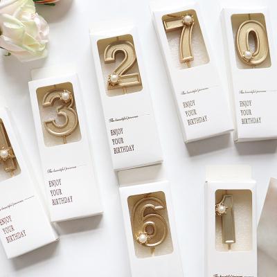 China Customized Color Box Printing Number Cake Birthday Candle Geschenkbox Klein Small Gift Boxes for sale
