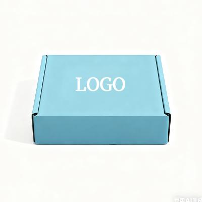 China Custom Corrugated Paper Box For Shoes Clothes Folding Aircraft Shipping And Packaging With Glossy Lamination Sponge Liner for sale