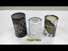 Boîte d'emballage de tubes imprimés sur mesure Boîte de tubes en papier rond biodégradable pour gâteau