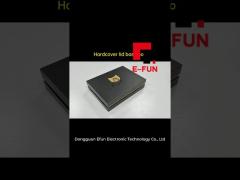 small black gift packaging box rigid ring tag cufflink gift box