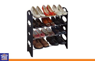 China Amazing PE Coated Tube Plastic Shoe Storage Racks Shelves Easy Assembly for sale