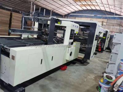 Cina 3 colori Flexo Stampante Cartone Automatico Cartuccia Gluer Online Imballatore 2500 KG Peso in vendita