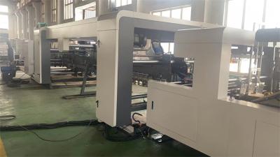 Cina 3 colori Flexo Stampante Cartone Automatico Cartuccia Gluer Online Imballatore 2500 KG Peso in vendita
