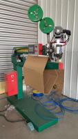 China Stitching Box Function Semi Automatic Carton Box Stapler Manual Cardboard Stitching Machine for sale