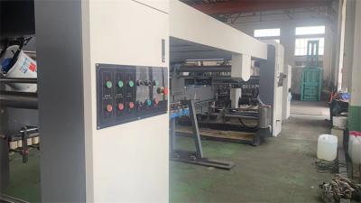 Cina 5500 KG Stampante flessibile automatico Slotter Die Cutter Inline Folder Gluer Machine For Corrugated Box Machine Ffg Case Making Machine in vendita