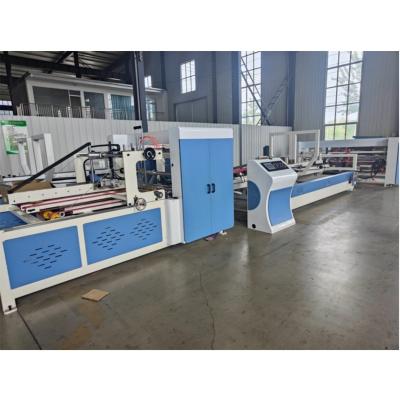 China Volledig automatische kartonnen doos folder Gluer Machine met 30-150mm nagel afstand bereik Te koop