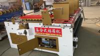 China Plastic Packaging Material Semi Automatic Folder Gluer Machine for Corrugated Box for sale