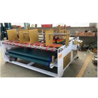 China Plastic Packaging Material Semi Automatic Folder Gluer Machine for Corrugated Box for sale