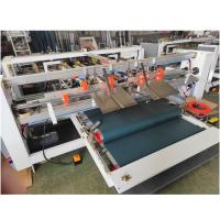 China Easy to Operate Semi Automatic Two Pieces Folder Gluer Machine for Cardboard Paper Making for sale