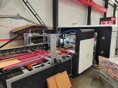 China Máquina de colagem de pasta de canto de alta velocidade para dobragem e colagem automática de caixas de papel à venda