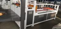 China Electric Plastic Packaging Material Semi-Automatic Folder Gluer Machine for Box Packing for sale