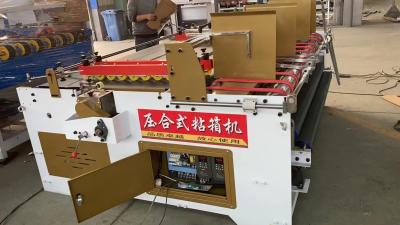 China State-of-the-Art Press Type Folder Gluer Machine for Smooth Cardboard Box Makin for sale