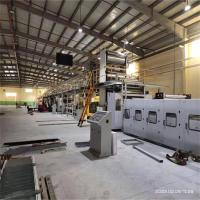China accuracy Cardboard Box Making Function High Speed Corrugated Cardboard Production Line for sale
