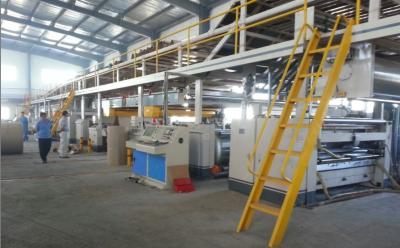 China Função da máquina de corte de caixa corrugada Single Facer 2 Layer Paperboard Production Line à venda