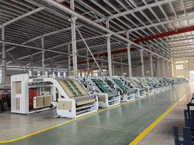 Cina 220V Pubblicità C Boxmac Semiautomatica Flute cartone ondulato scatola laminante macchina in vendita