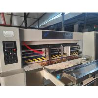 China Voltage 380 Automatic Carton Box Making Machine with Flexo Die Cutter / Printing Function for sale