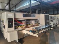 China Voltage 380 Automatic Carton Box Making Machine with Flexo Die Cutter / Printing Function for sale