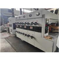 China Design Automatic Flexo Printing Slotting Die-cutting Machine With Vibrator Stacker for sale
