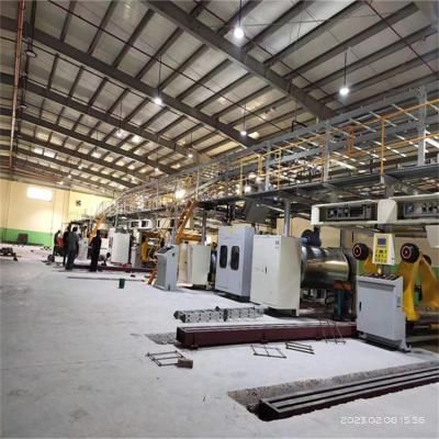 Cina 0.75KW Frequency Control Corrugated Cardboard Production Line per flauti A/B/C/E/F/BC in vendita