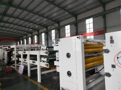 中国 3000*1600*2000 アブセフ フルート付きの自動グレードの自動波紋生産ライン 販売のため