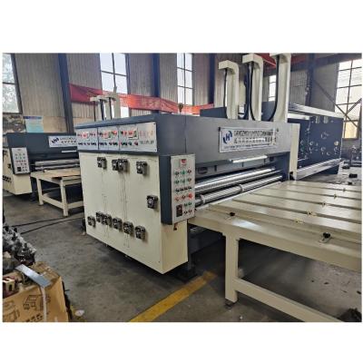 Cina 380V Semi-automatica stampante slotter e die cutter macchina per cartone ondulato in vendita