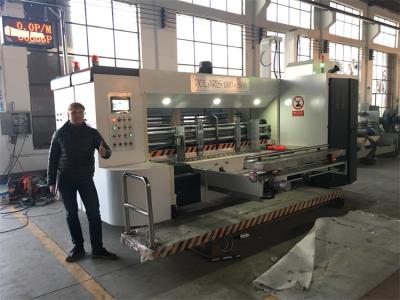 Cina Nuovamente rilasciata Macchina di stampa flessibile a taglio a fuso completamente automatica a cartone ondulato in vendita