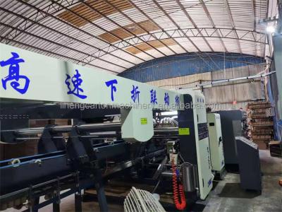 China Automatic Corrugated Carton Flexo Printing Machine 4 Color Folder Gluer for Box Making for sale