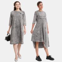 Quality Washed Women Denim Dress Girls Family Matching Summer Business Casual Women for sale