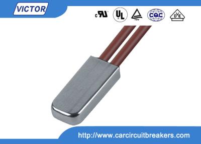 Cina Bimetal Thermal Switch With Custom Cable, Stripped Avaliable 8A 240V in vendita