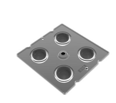 5050 LED High Bay Light Lens 50x50mm For City Lighting And Parking Spot Lamp