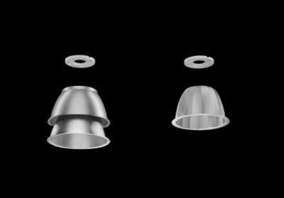 China Customized High Quality Oem/Omd Light Cob Reflector Led Cob Spotlight Adjustable Reflector Led Lens Reflector for sale