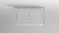 China Moistureproof Durable LED Lens Array 80x150mm, 144 In 1 Multi Module Optical Lenses for sale