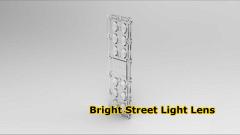 IP66 LED Street Light Lens 92% Efficient