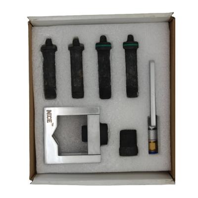 China Universal Diesel Common Rail Injector Clamp Fuel Nozzle Oil Inlet Connector Adapter Repair Tool for sale