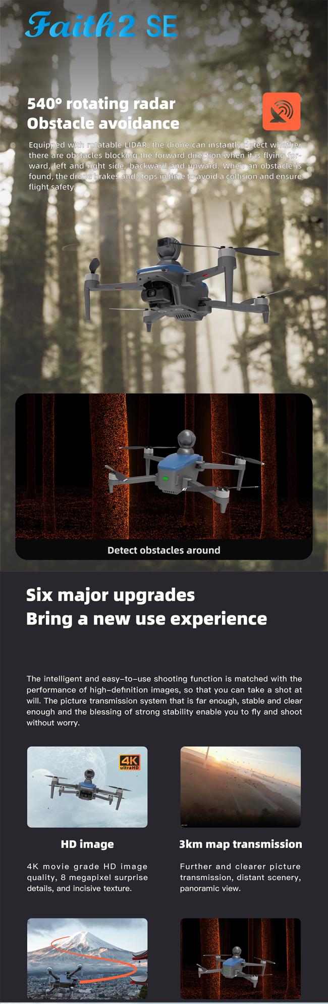 ZAi-Faith2 SE Drone with remote control and camera