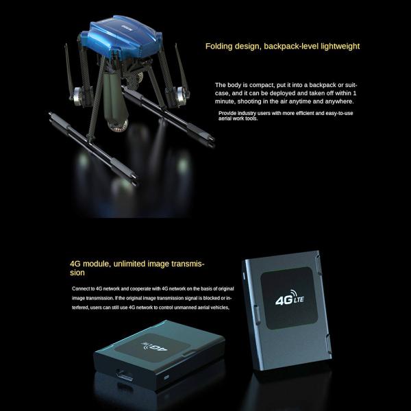 Quality ZAi Industrial Rescue Drone 5KM Control Range Thermal Drone 3KG Payload UAV for sale