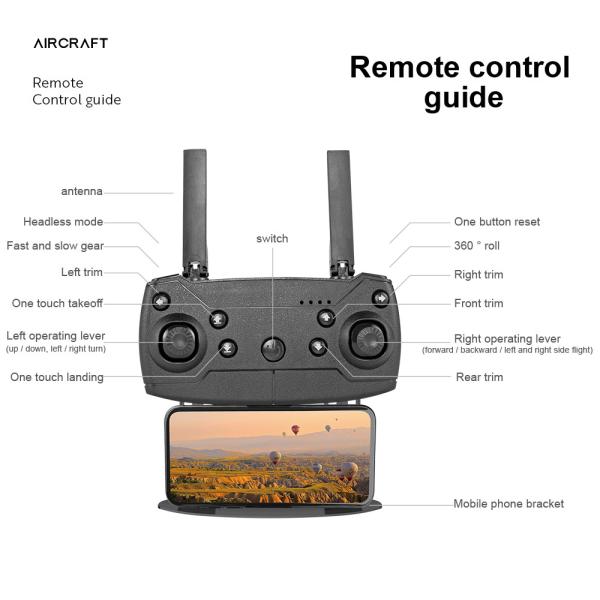 Quality Drone E99 PRO HD Dual Camera Rc Helicopter Folding Quadcopter WiFi Image for sale