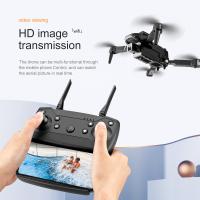China Foldable Drones E100 with 4k camera Obstacle avoidance Real-time Transmission Toy Drones for sale