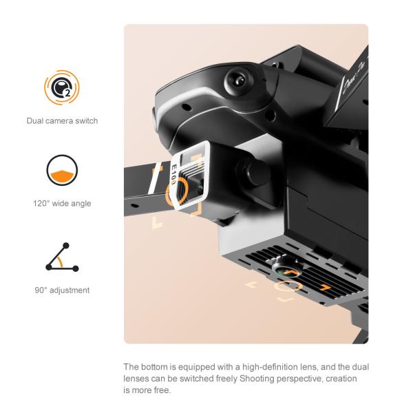 Quality Foldable Drones E100 with 4k camera Obstacle avoidance Real-time Transmission for sale
