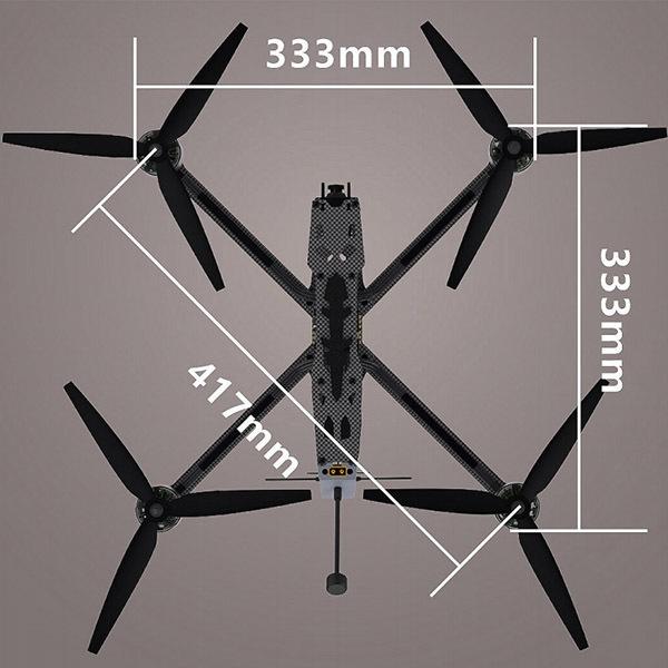 Quality ZAi-X10 Top Rated FPV Drones, 10 Inches Long Range FPV Drone, Payload Drone with for sale