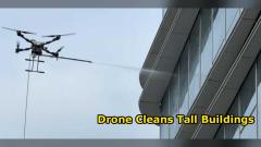 High-rise Window Cleaning Drone