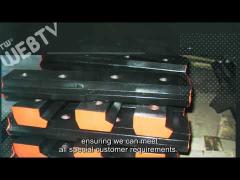 6 Holes 132RE 136RE Railway Fish Plate Rail Joint Bars With Plain Colors