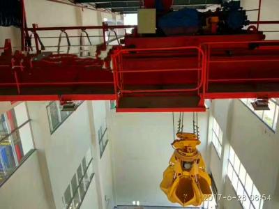 China Competitive Price Won Praise From Customers 30Ton Grab Bucket Overhead Crane From China for sale
