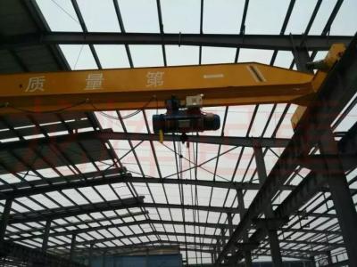 China High-End Product Enjoy High Reputation 16 Ton Monorail Single Girder Bridge Crane With Electric Hoist for sale