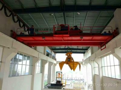 China Won Praise From Customers 50Ton Grab Bucket Double Girder Overhead Crane with Competitive Price for sale