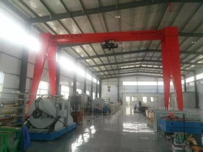 China Factory High Cost-performance Granite Industry Used 15Ton Gantry Crane with CD,MD Type Electric Hoist for sale