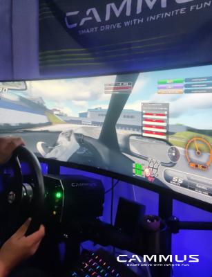 Cina Moto automatico del volante del simulatore della macchina da corsa del gioco online per il PC in vendita