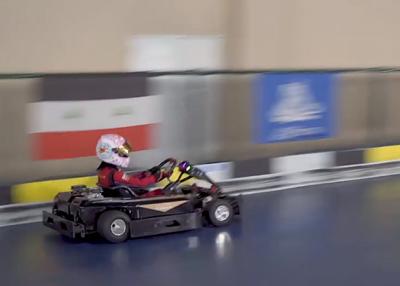 Cina 65km/H 48 controllo elettrico di adeguamento di Seater APP dei go-kart 2 di volt in vendita